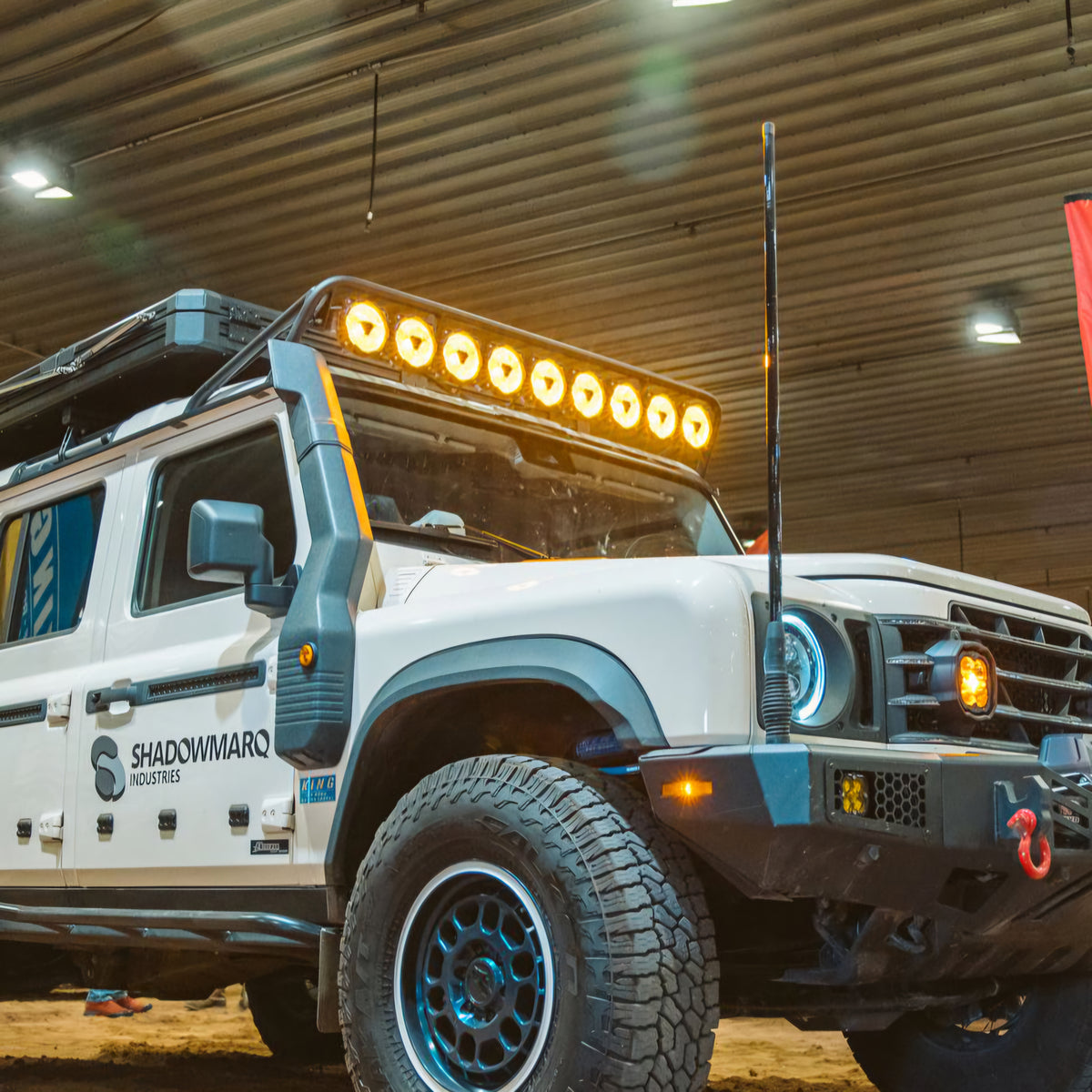 Ineos Grenadier Light Bar Cage ︎ KC Gravity Titan 9-Light Combo Kit ...